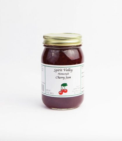 Spirit Valley Cherry Jam-20oz - Jams and Jellies - Sunrise Orchards